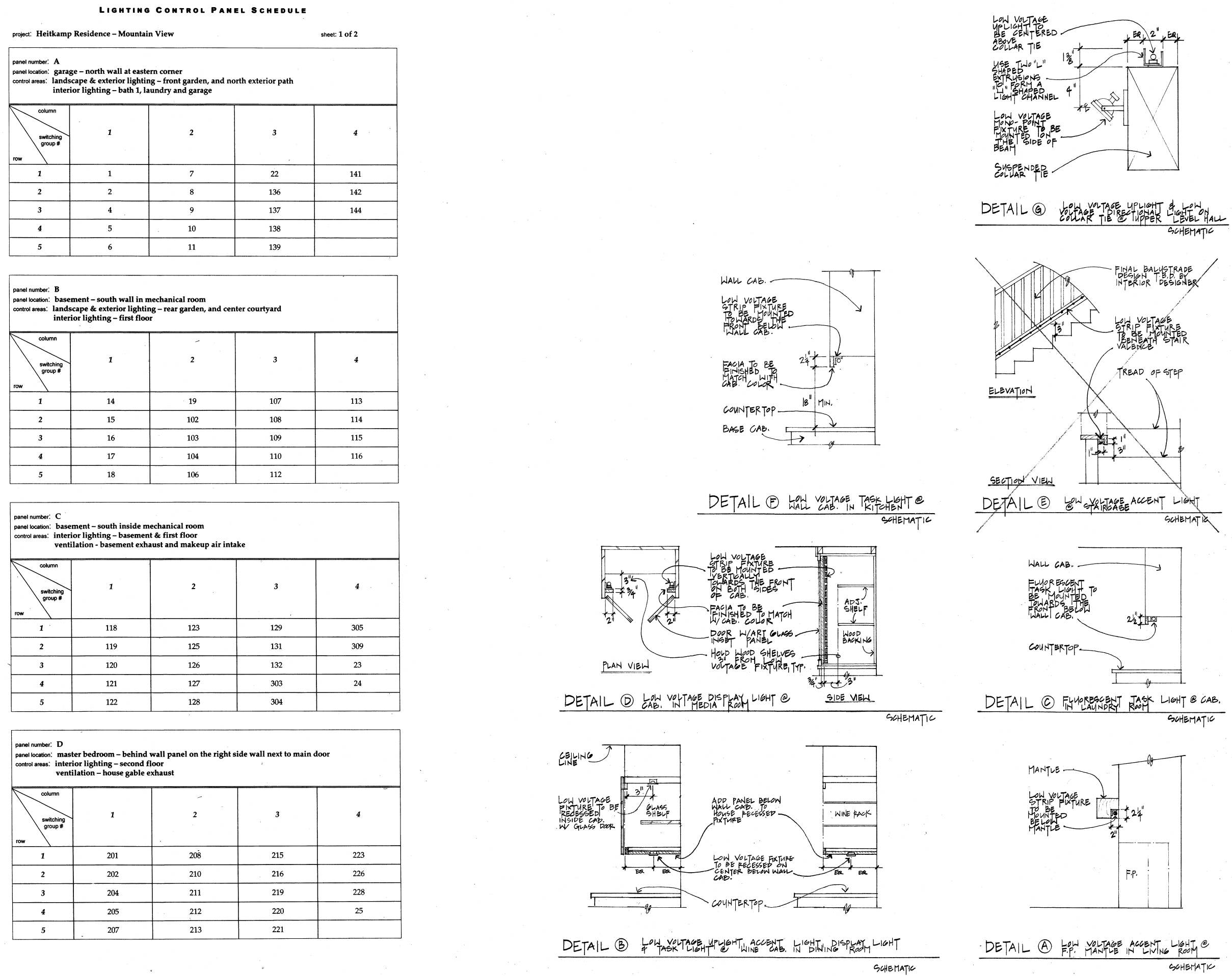 Heitkamp Residence: Lighting Design